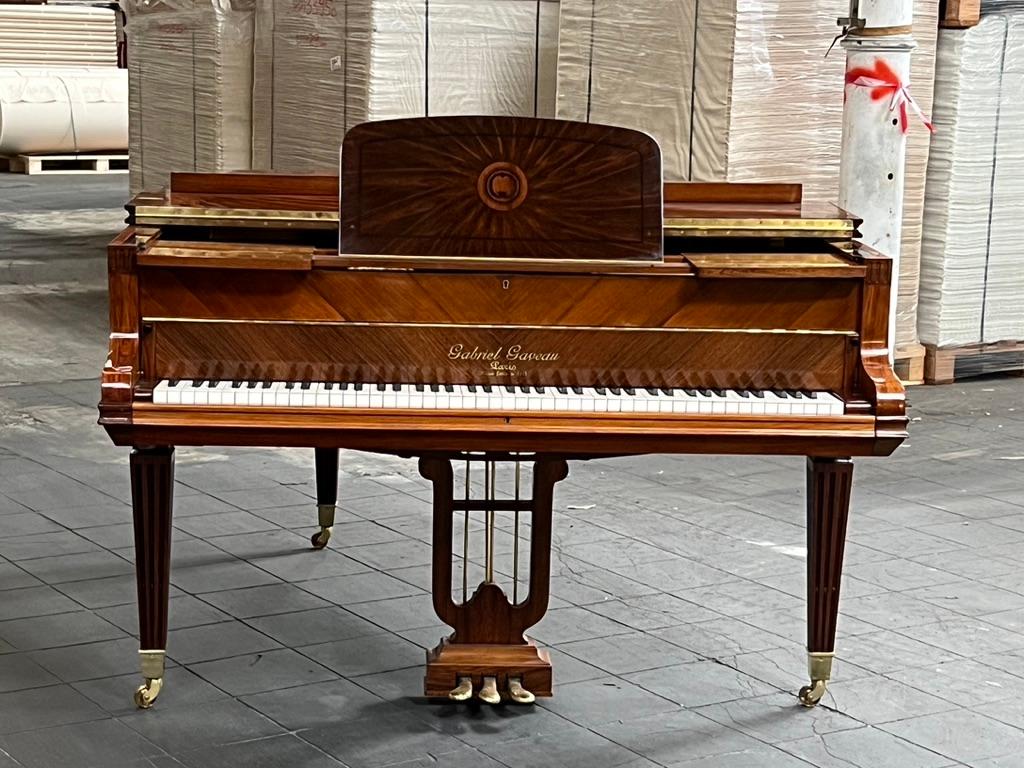 Art Cased Grand Piano Sun Burst Rosewood Marquetry Louis XVI Mid ...