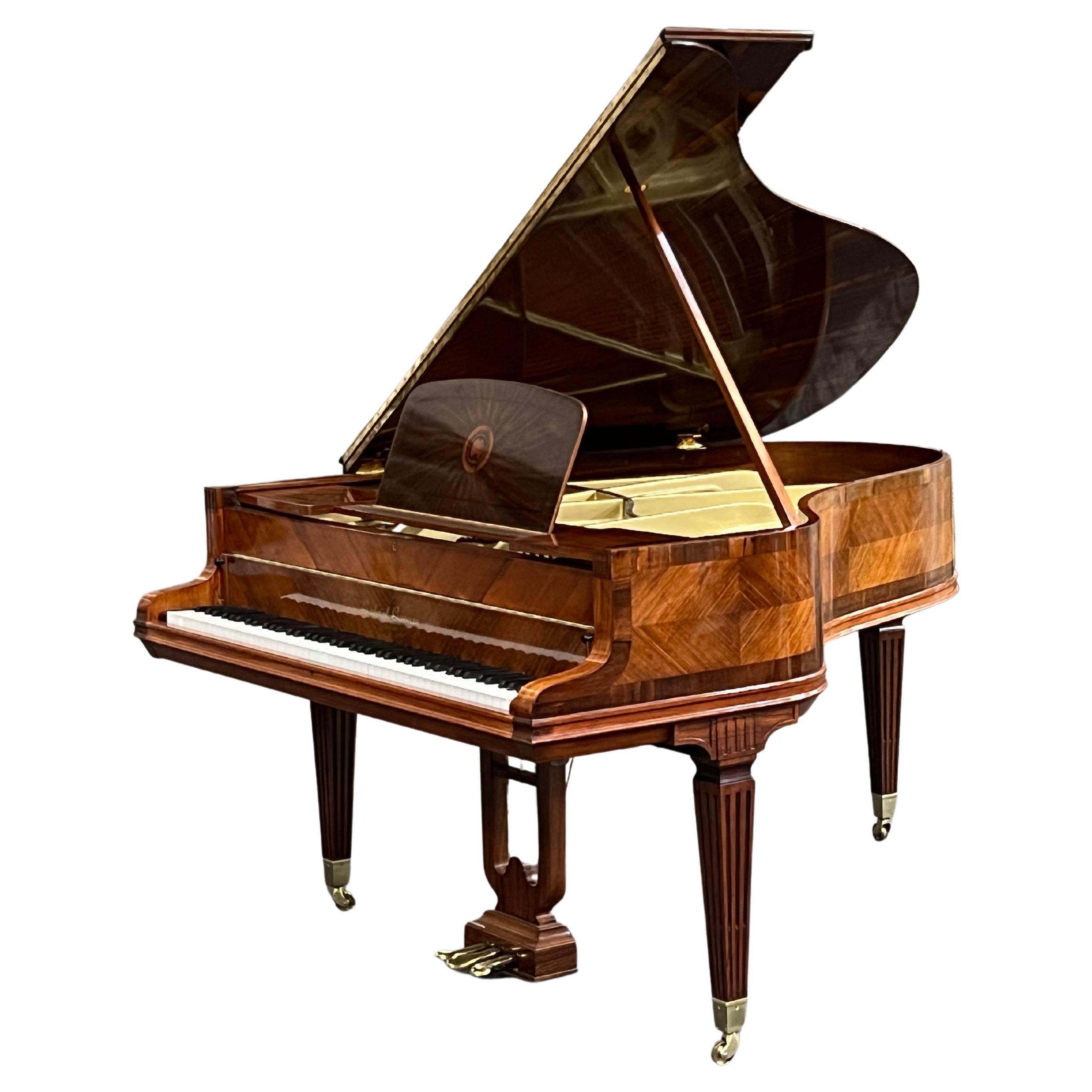 Art Cased Grand Piano Sun Burst Rosewood Marquetry Louis XVI Mid ...