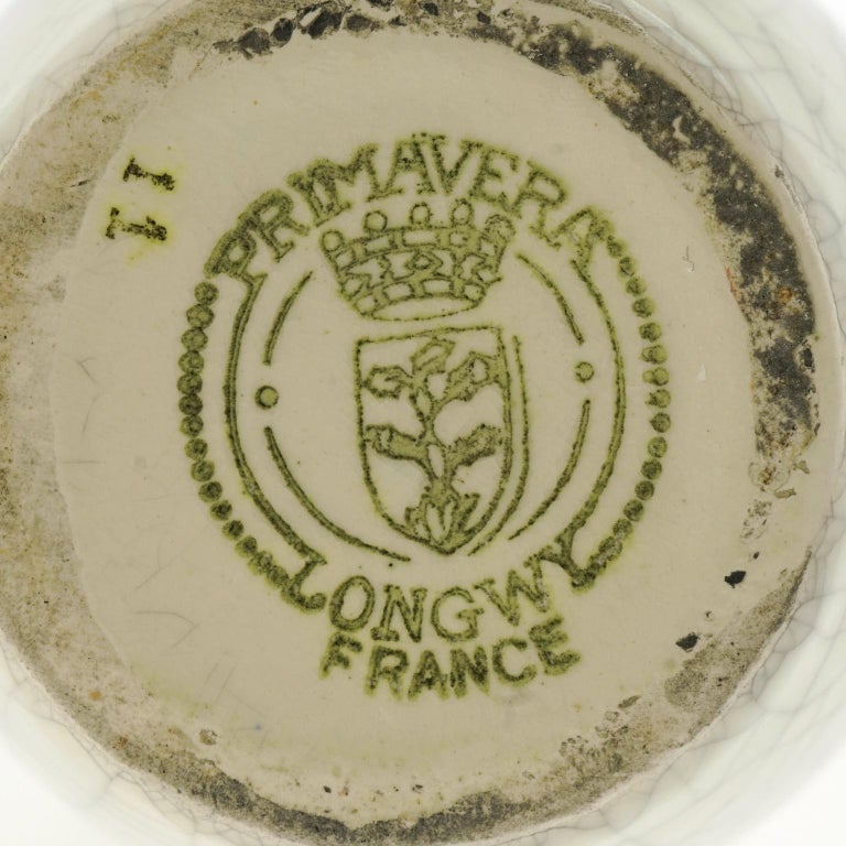 Art Deco Vase by Longwy for Primavera, France For Sale at 1stDibs
