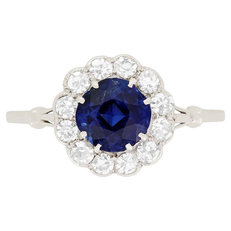 Art Deco Diamond Cluster Ring, circa 1920s at 1stDibs