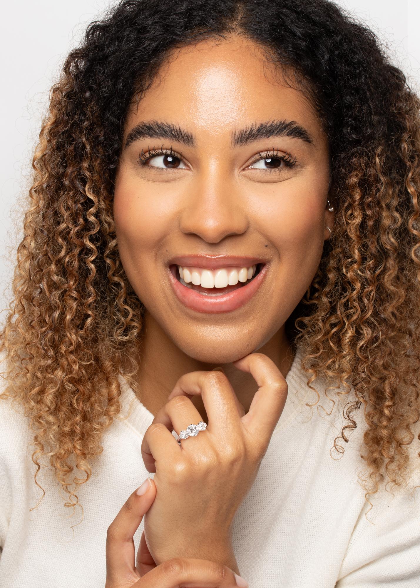 Art Deco 1.45ct Diamond Trilogy Ring, c.1920s For Sale at 1stDibs