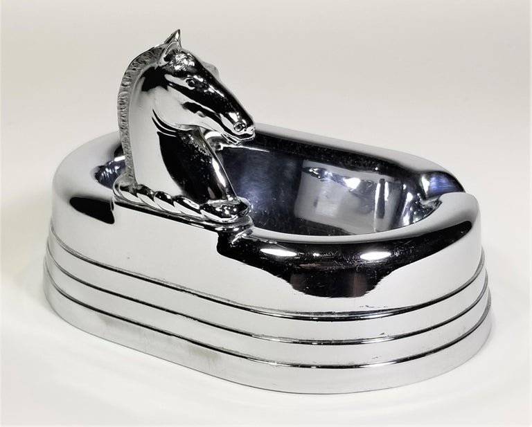 Art Deco 1920s Ashtray Chrome For Sale at 1stDibs