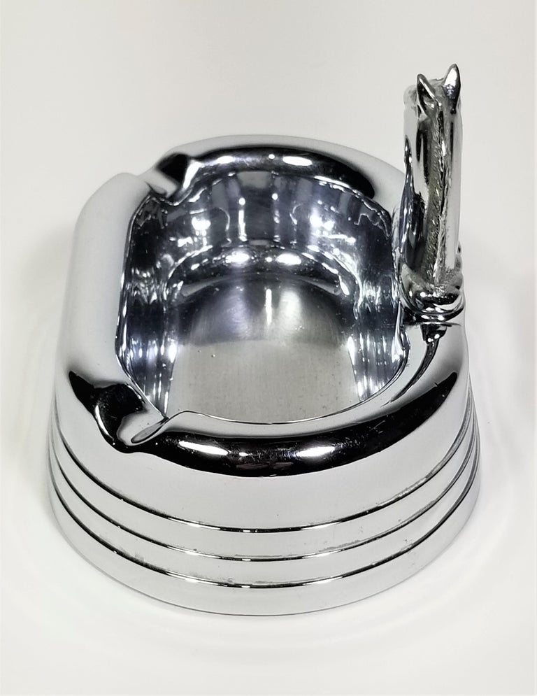 Art Deco 1920s Ashtray Chrome For Sale at 1stDibs