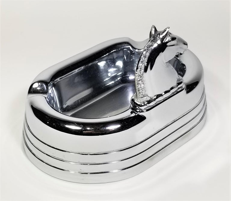 Art Deco 1920s Ashtray Chrome For Sale at 1stDibs