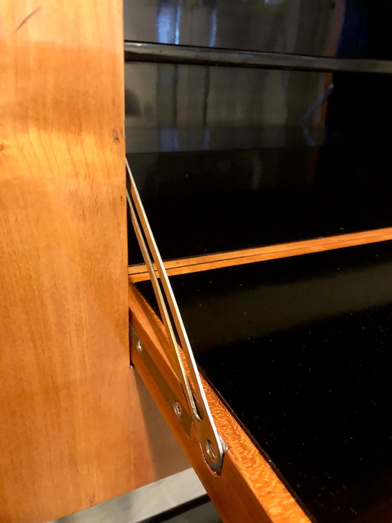 Art Deco 1930 Illuminated Bar Cabinet by Decoene For Sale at 1stDibs