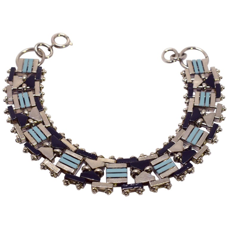 Art Deco 1930s Bracelet by Jakob Bengel, Germany at 1stDibs