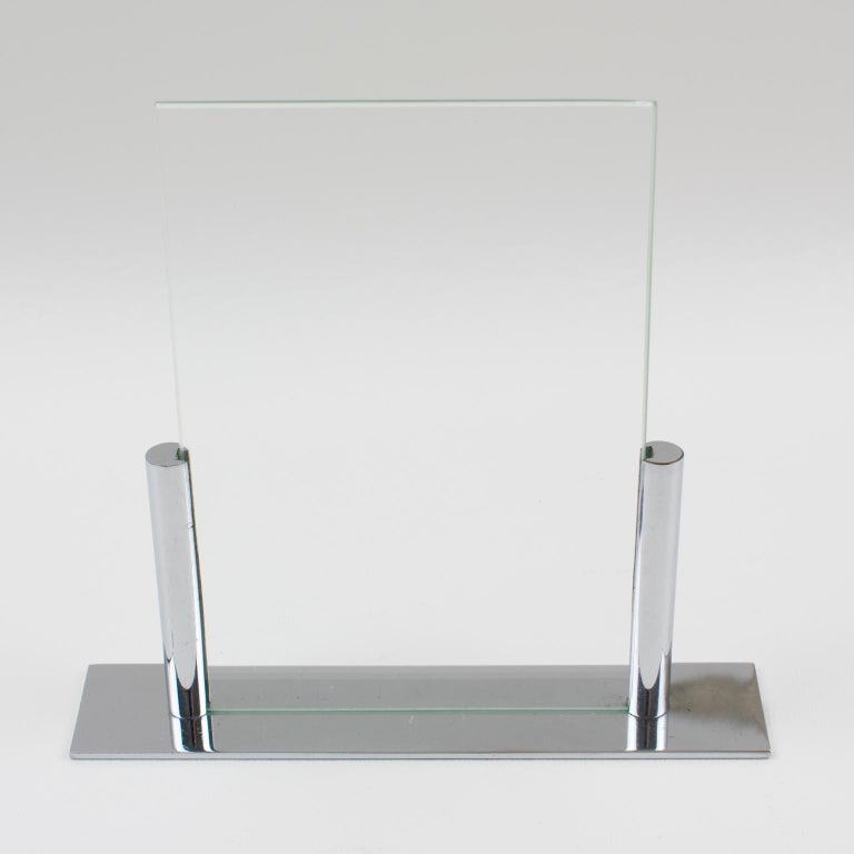 Art Deco 1930s Chrome Picture Frame at 1stDibs