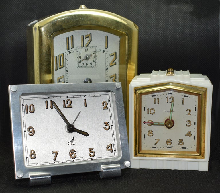 Art Deco 1930s French Bakelite Miniature Alarm Clock at 1stDibs | 1930s ...