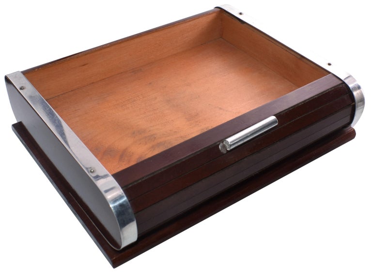 Art Deco 1930s French Streamline Cigar Box at 1stDibs