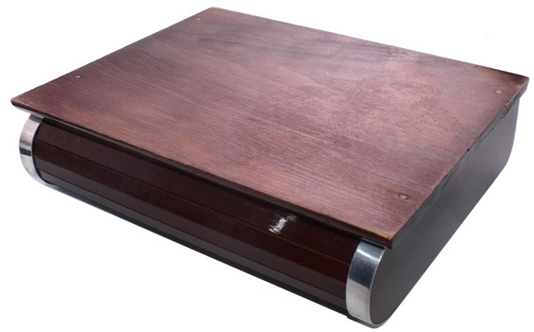 Art Deco 1930s French Streamline Cigar Box at 1stDibs