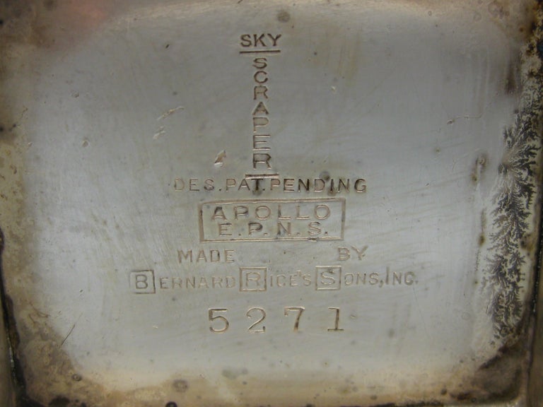 Art Deco 20's Apollo Studio Line Skyscraper Silver Plate Creamer by ...