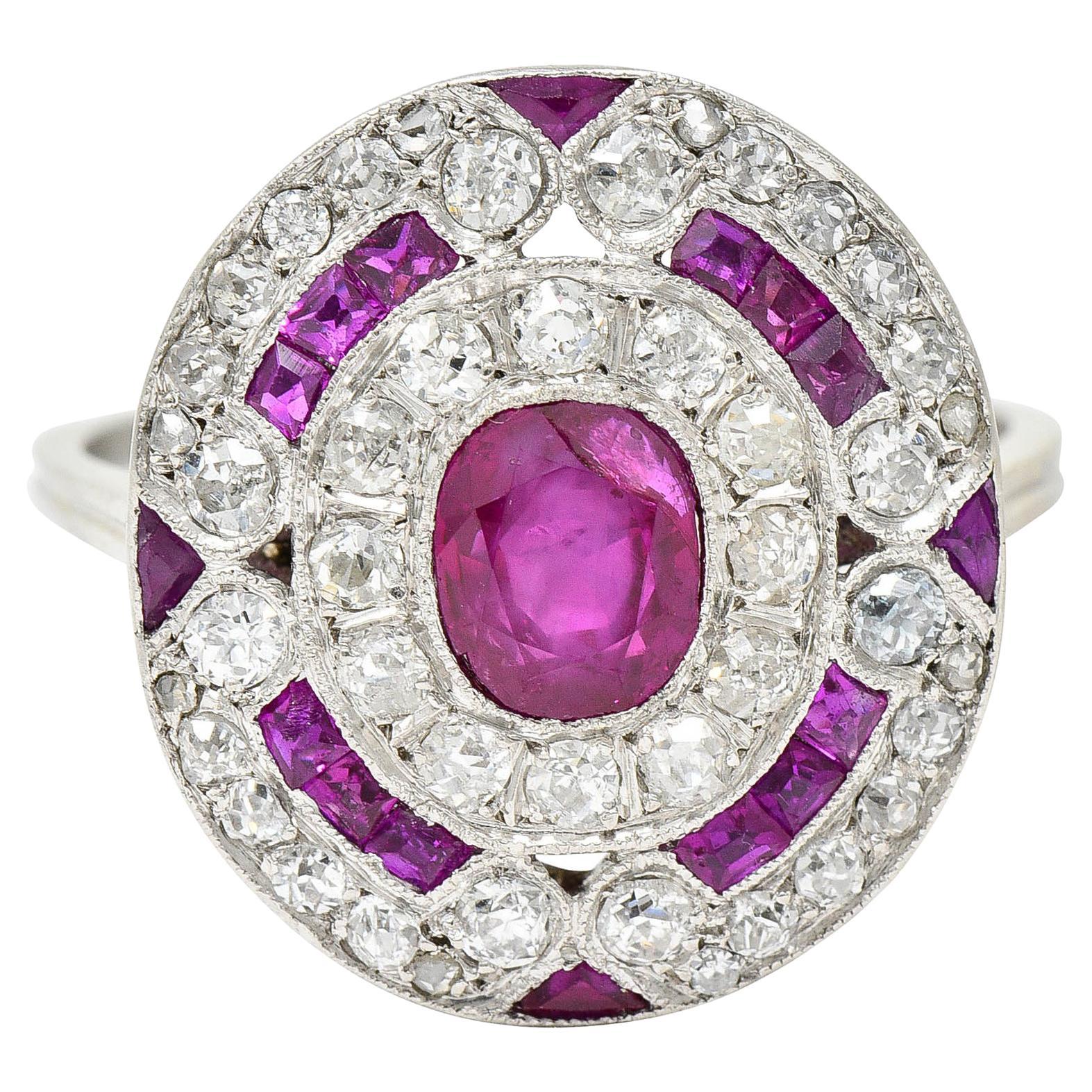 Impressive Art Deco Diamond Dinner Ring at 1stDibs