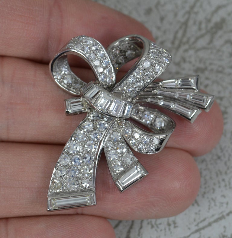 Art Deco 3.25ct Diamond and Platinum Pendant, c1920 For Sale at 1stDibs