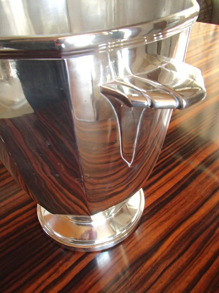 Art Deco 6 Pieces Silver Plated Serving Set For Sale at 1stDibs