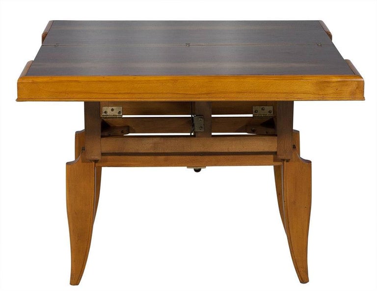 Art Deco Adjustable Cocktail Table to Dining Table For Sale at 1stDibs