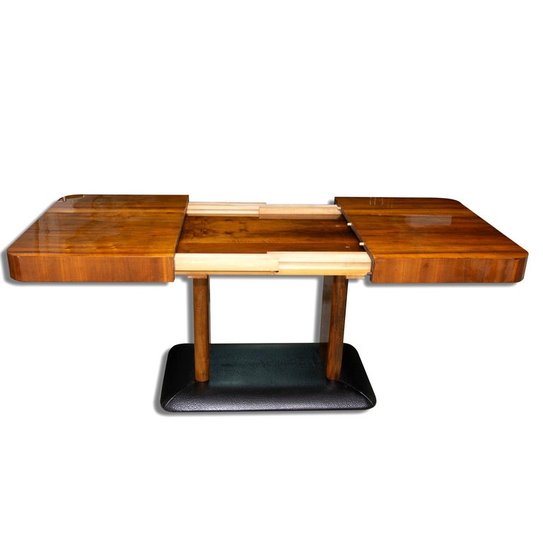 Art Deco Adjustable Dining Table by Jindřich Halabala, 1930s at 1stDibs