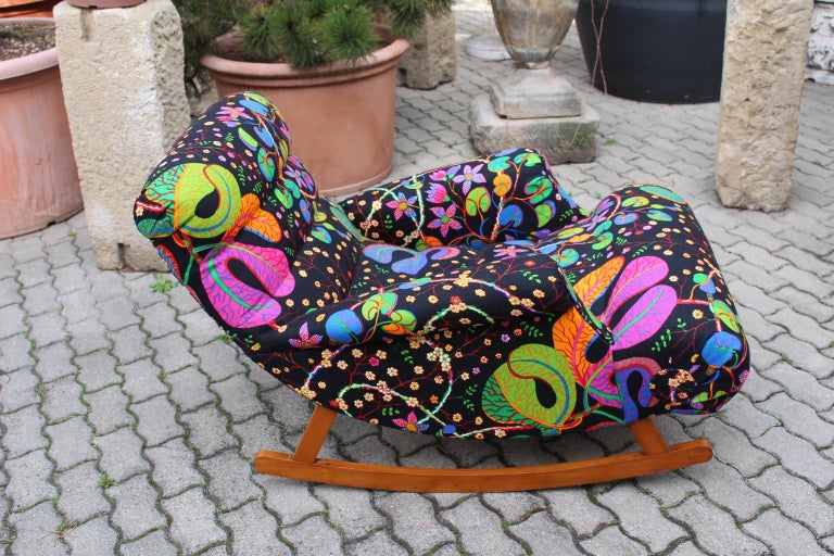 Josef Frank Adolf Loos Multicolored Wood Art Deco Era Vintage Rocking ...
