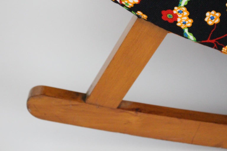 Josef Frank Adolf Loos Multicolored Wood Art Deco Era Vintage Rocking ...