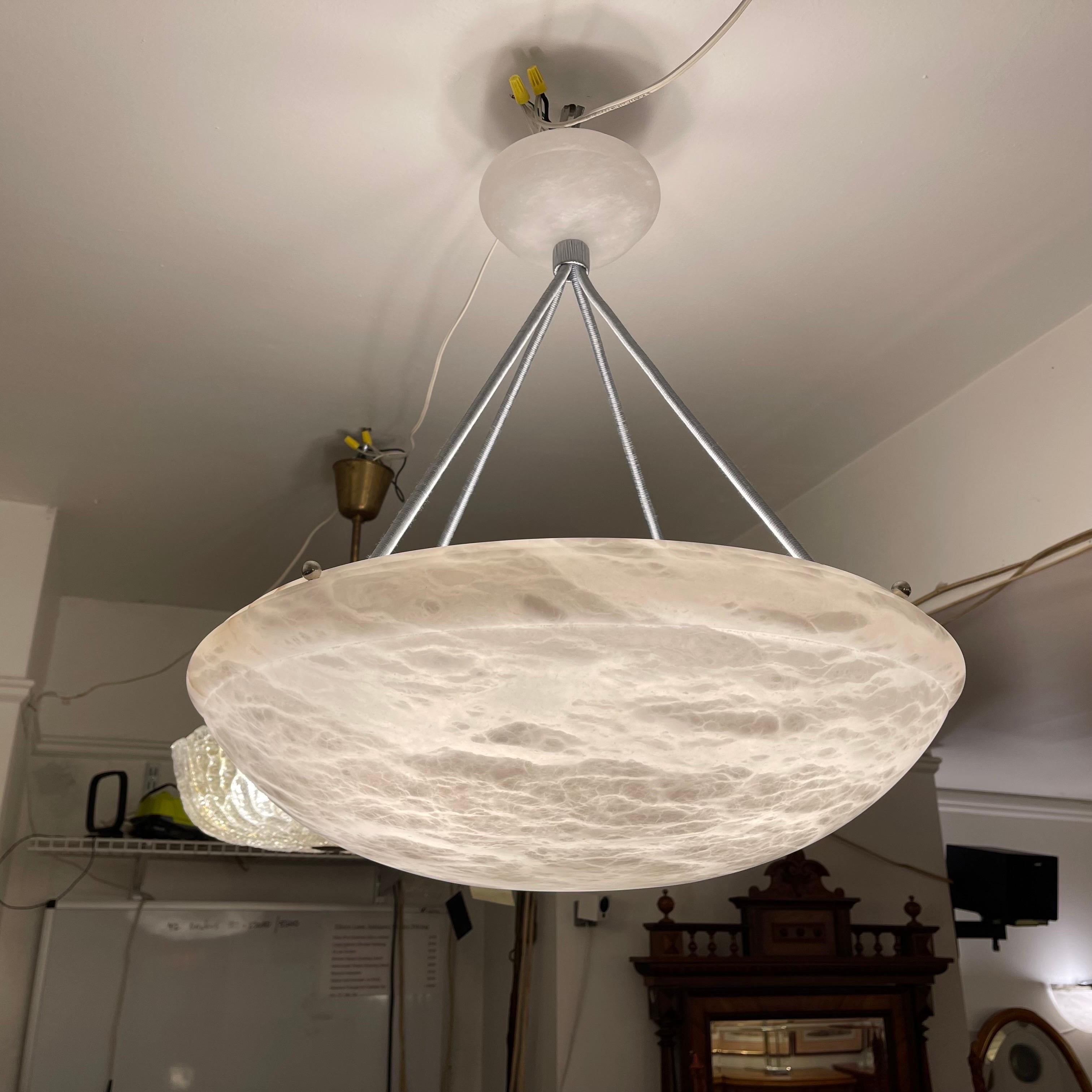 Art Deco Alabaster Light Fixture at 1stDibs | art deco alabaster ...