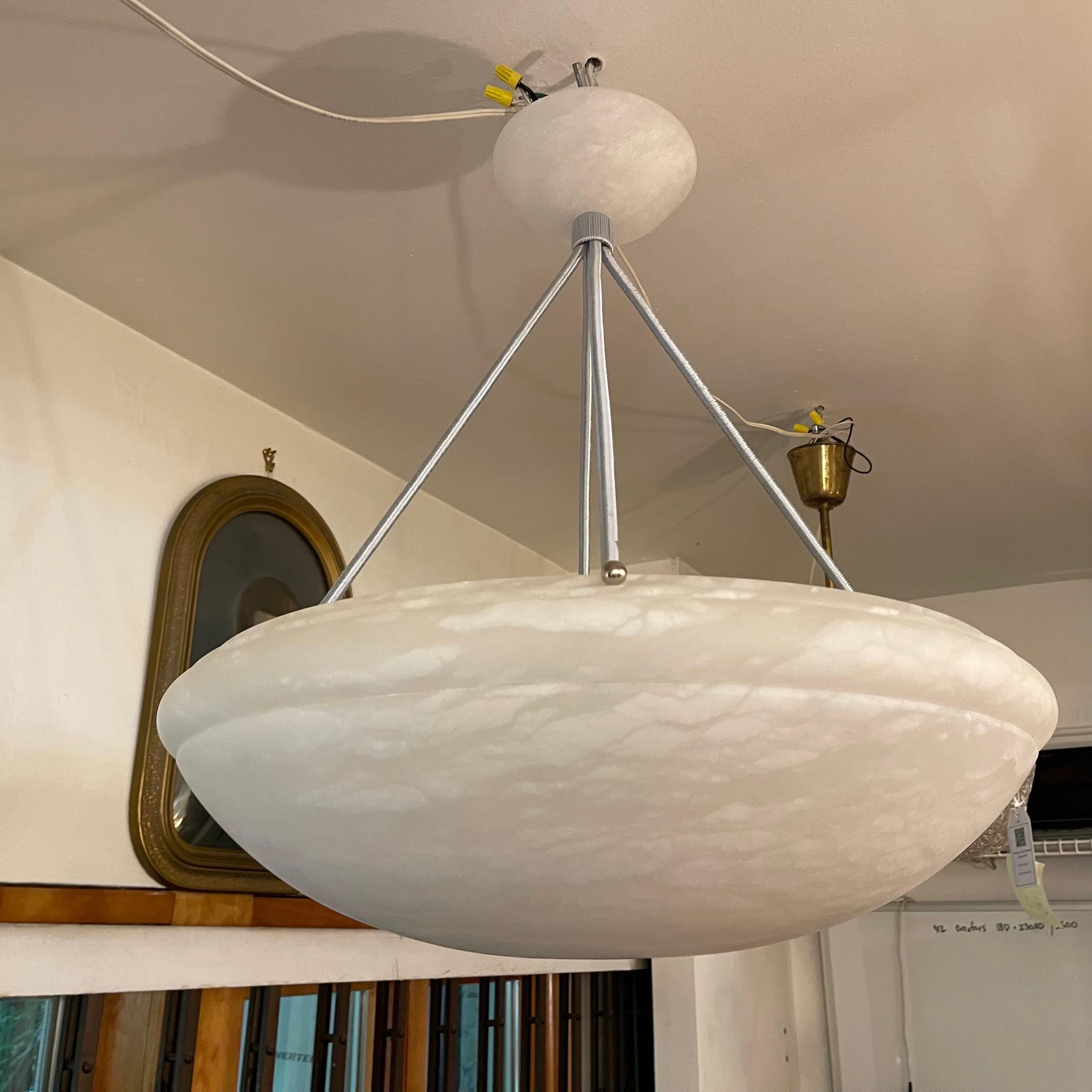 Art Deco Alabaster Light Fixture at 1stDibs | art deco alabaster ...
