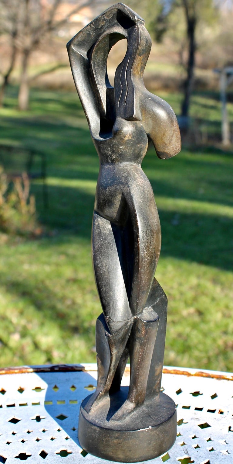 Art Deco Alexander Archipenko 'Woman Combing Her Hair' MOMA ...