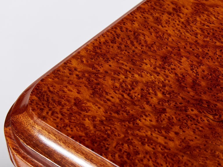 Art Deco Amboyna Burl Wood Commode Attr. Maurice Dufrène 1940s For Sale ...