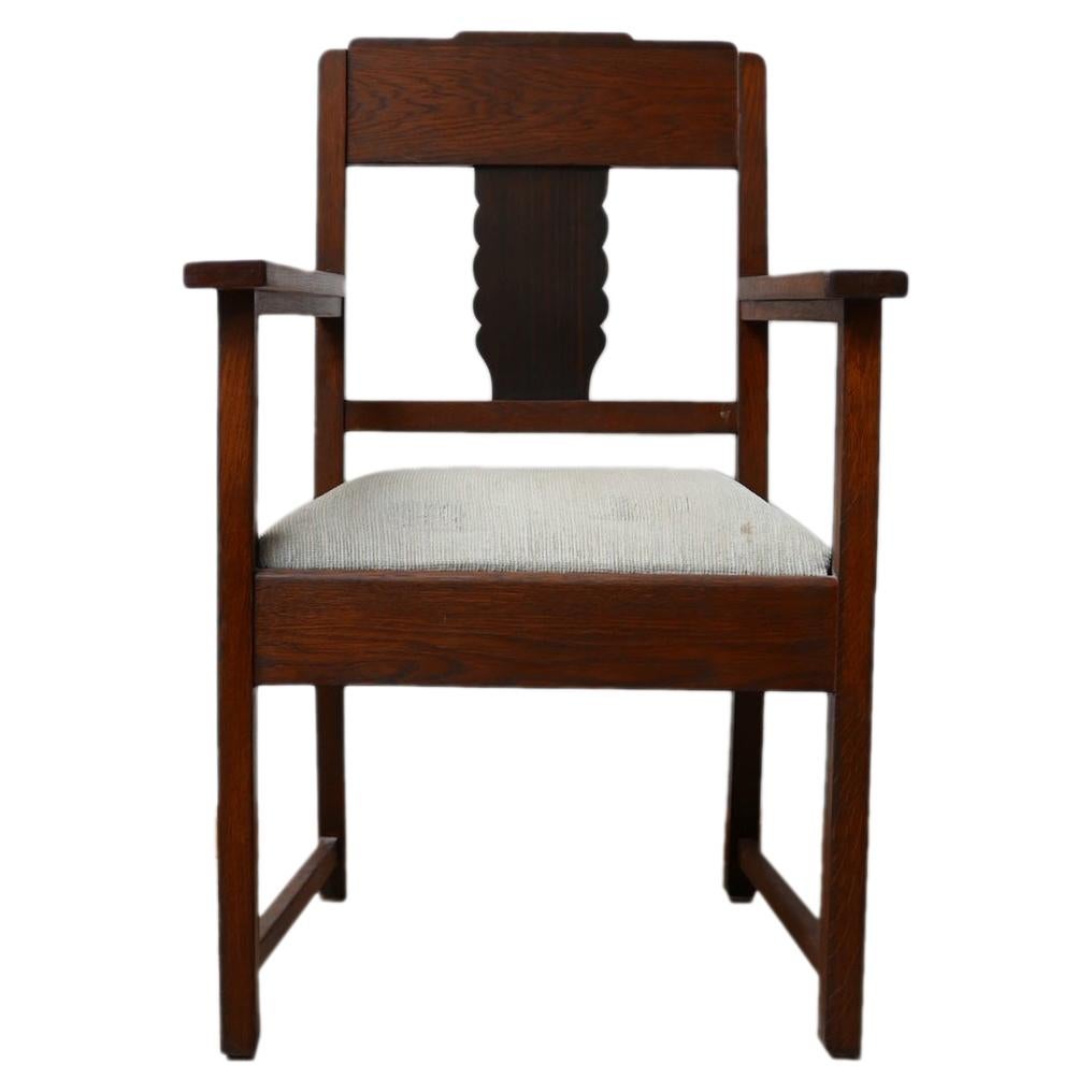 Amsterdam School Chair, Dutch Art Deco 1920s For Sale at 1stDibs