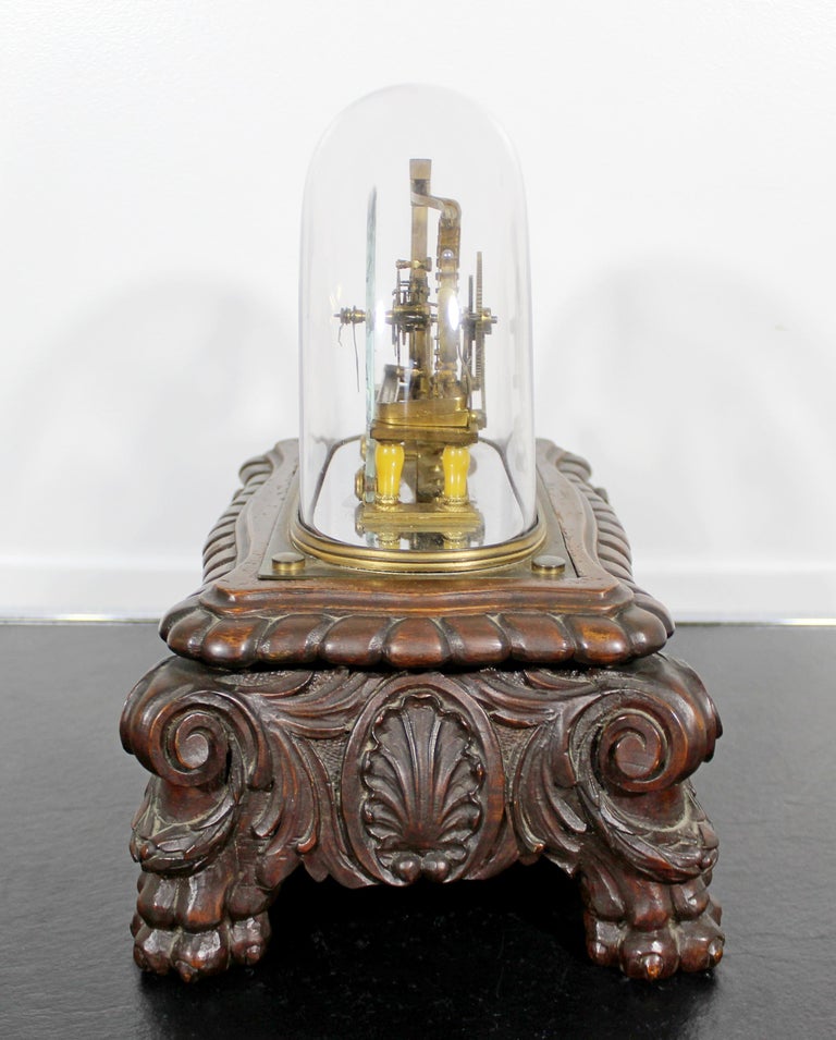 Art Deco Antique Rare Skeleton Death Table Clock 19th Century with ...