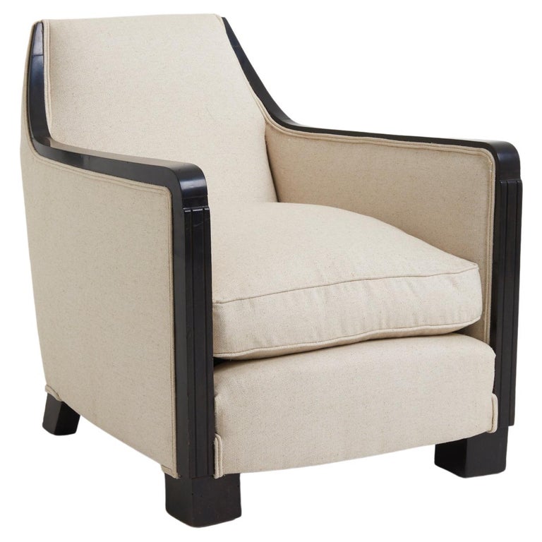 Art Deco Armchair prob. by Maison Dominique For Sale at 1stDibs