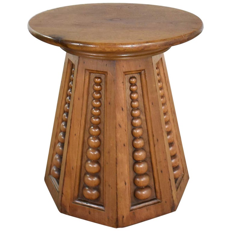 Art Deco Art Nouveau Arts and Craft Conical Side Table Round Top ...