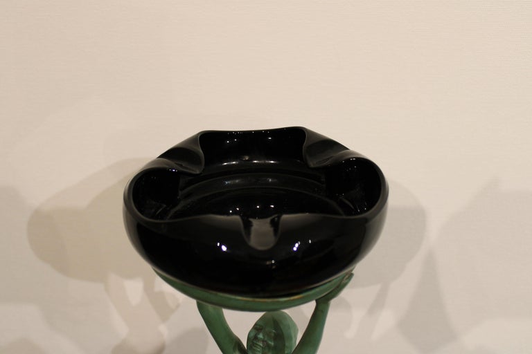 Art Deco Ashtray Sculpture For Sale at 1stDibs