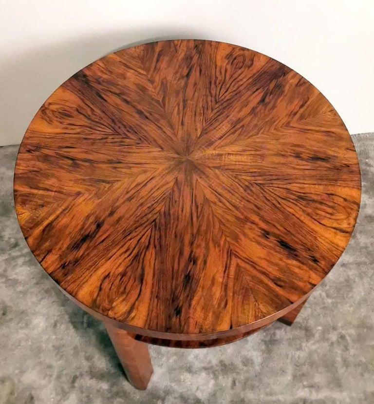 Art Deco Austrian Round Coffee Table For Sale at 1stDibs