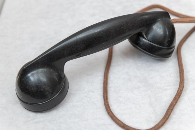 Art Deco Bakelite and Chrome Telephone at 1stDibs