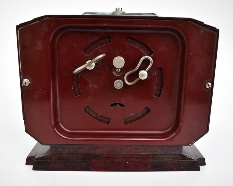 Art Deco Bakelite Clock by JAZ, French, C1930 For Sale at 1stDibs
