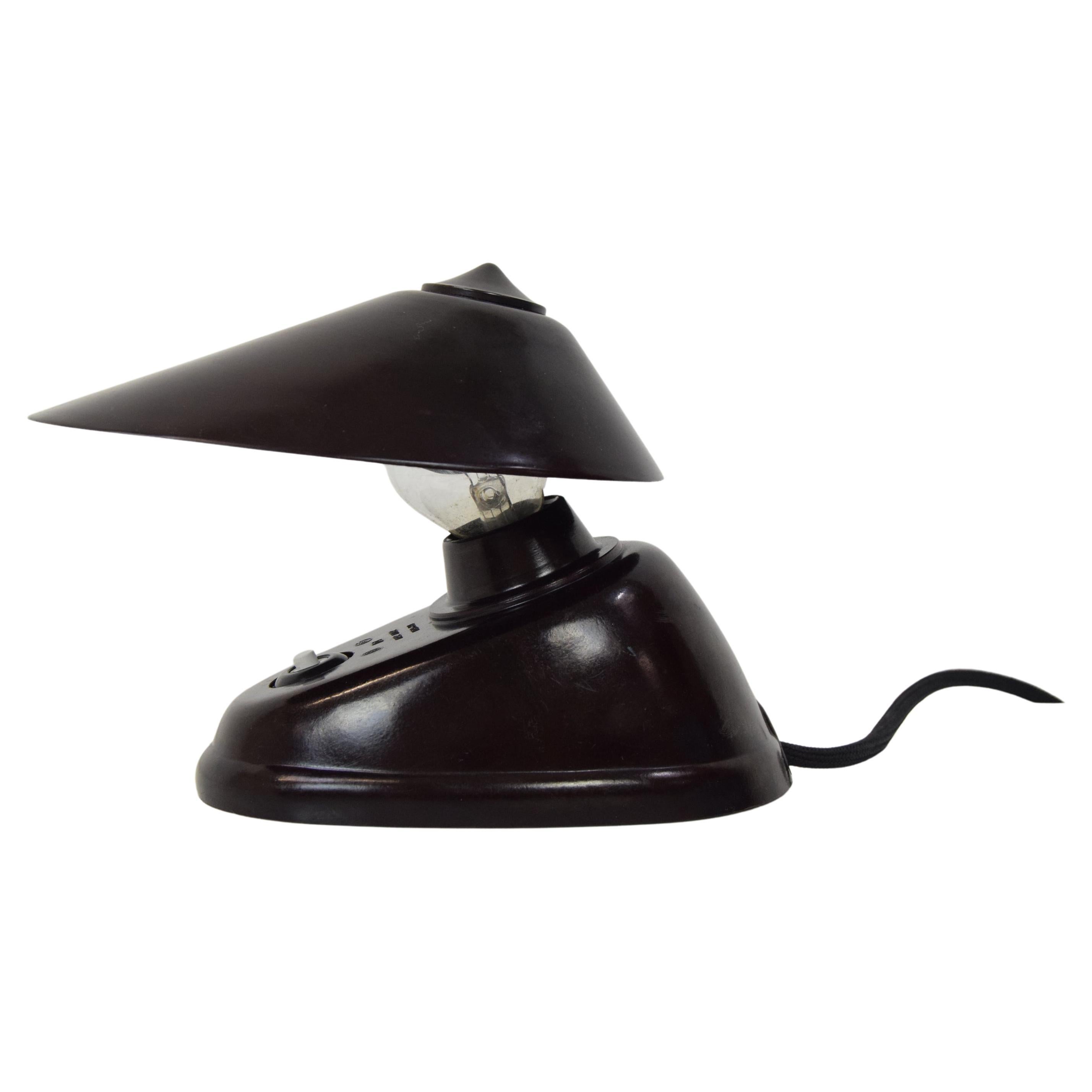 Art Deco Bakelite Table or Wall Lamp, 1930's at 1stDibs