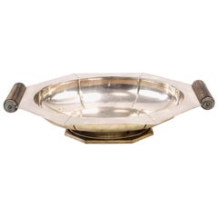 Rose Pattern Silver Plated Tea Cookies Basket Bowl Vintage, Sweden ...