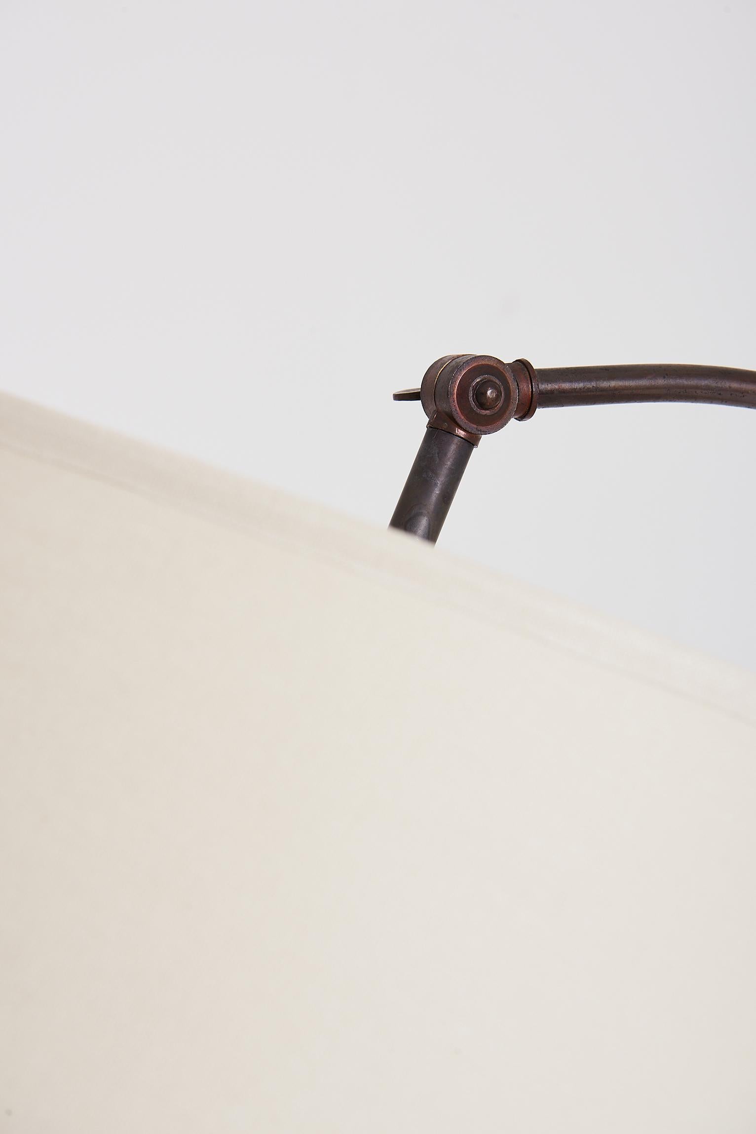 Art Deco Birch Reading Floor Lamp at 1stDibs