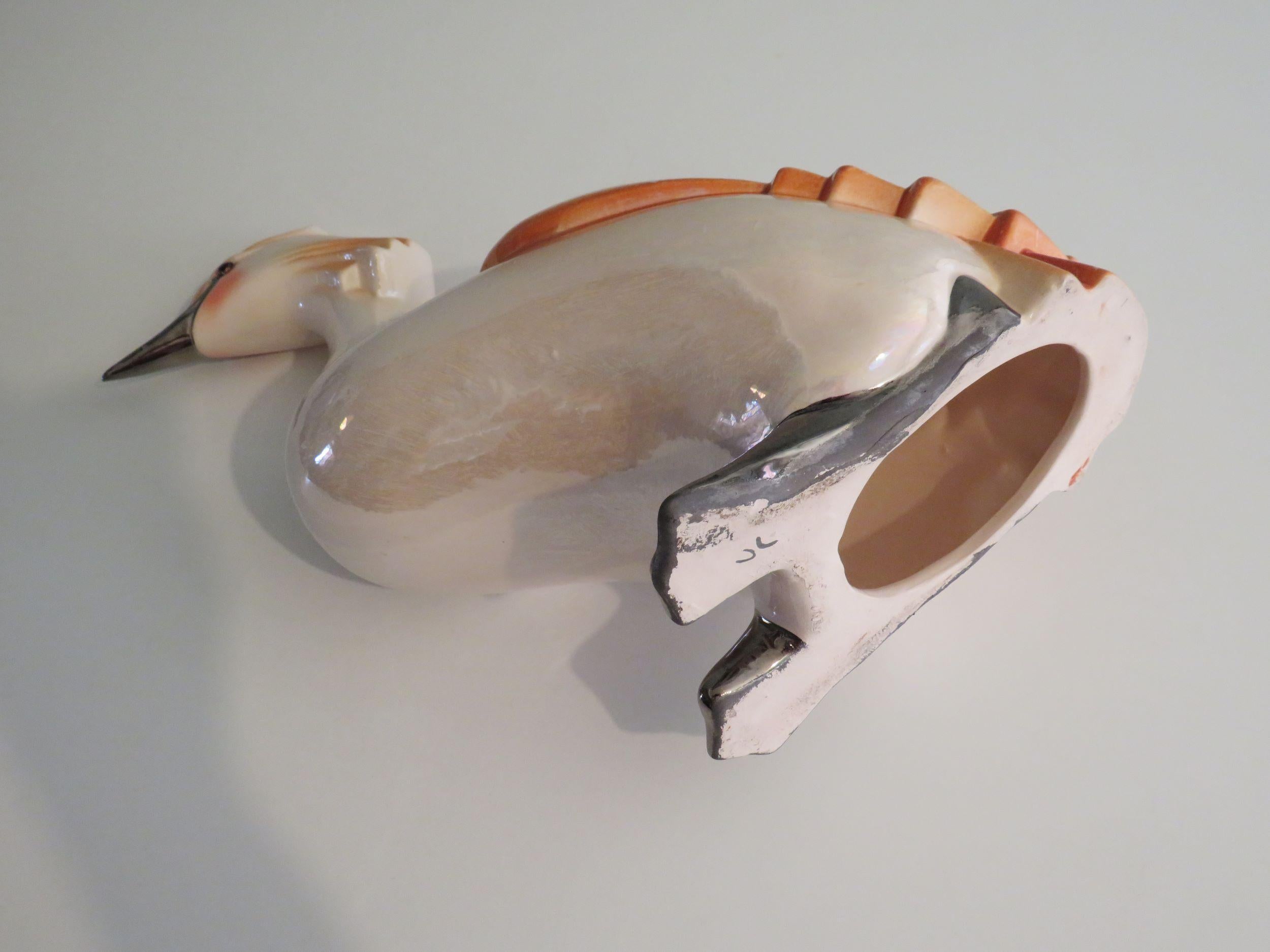 Art Deco bird figure in ceramic, 1920-1930 For Sale at 1stDibs