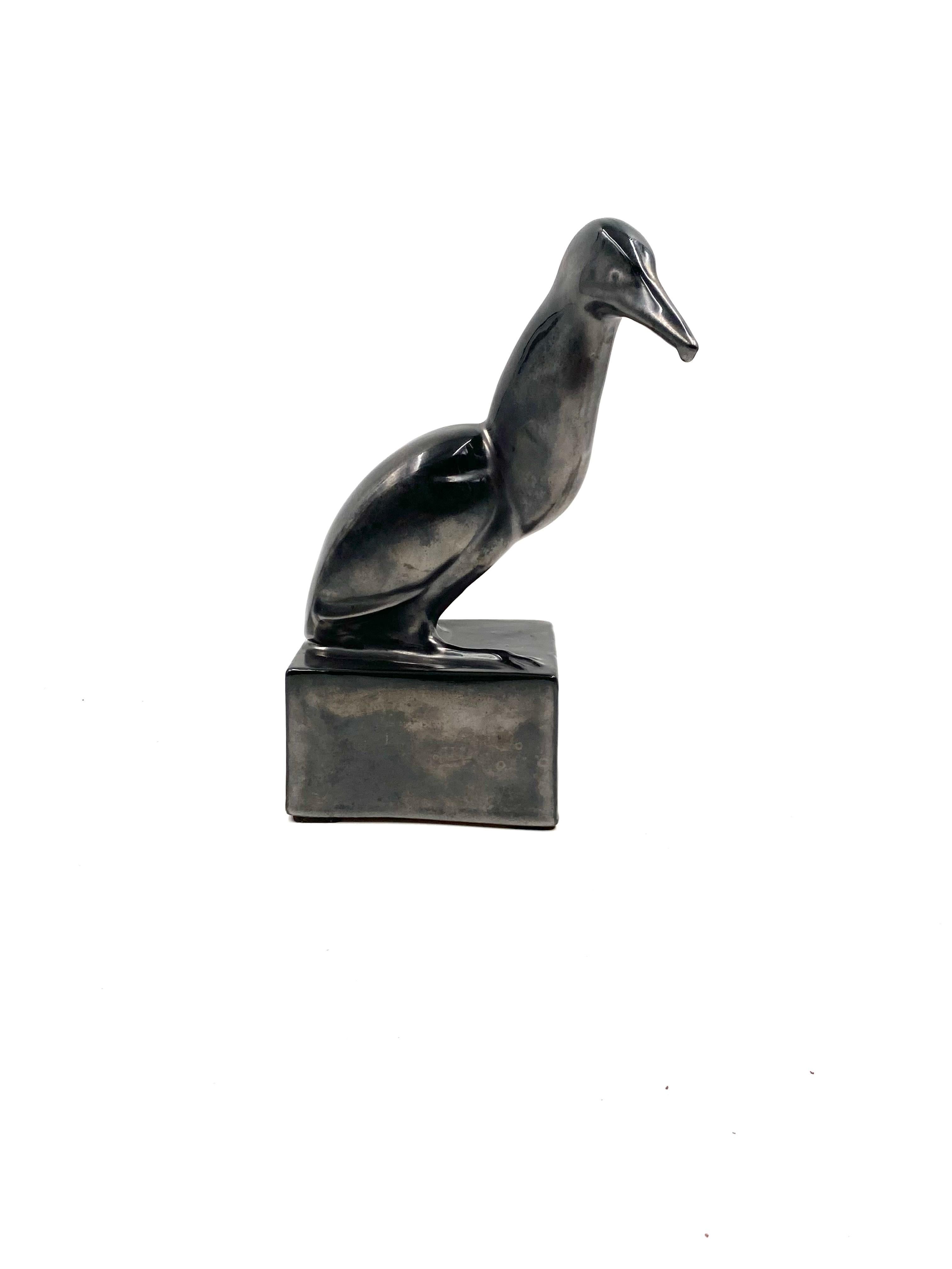 Art Deco Bird Sculpture Robert Hainard for Paul Amis Bonifas France ...