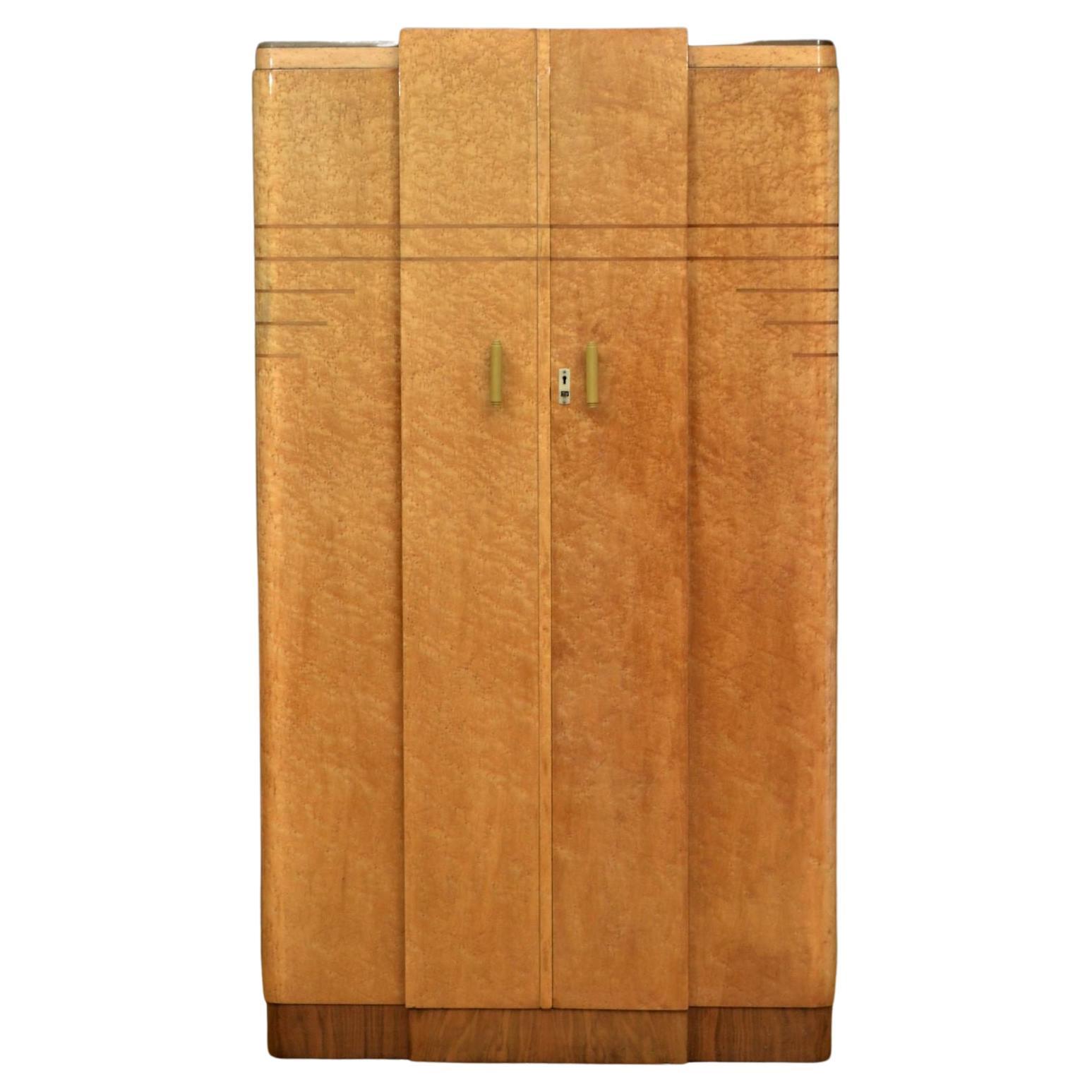 Art Deco Two-Door Wardrobe at 1stDibs