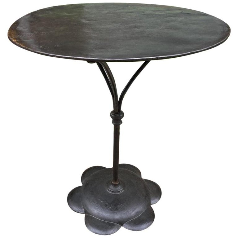 Art Deco Bistro or Café Table, France at 1stDibs