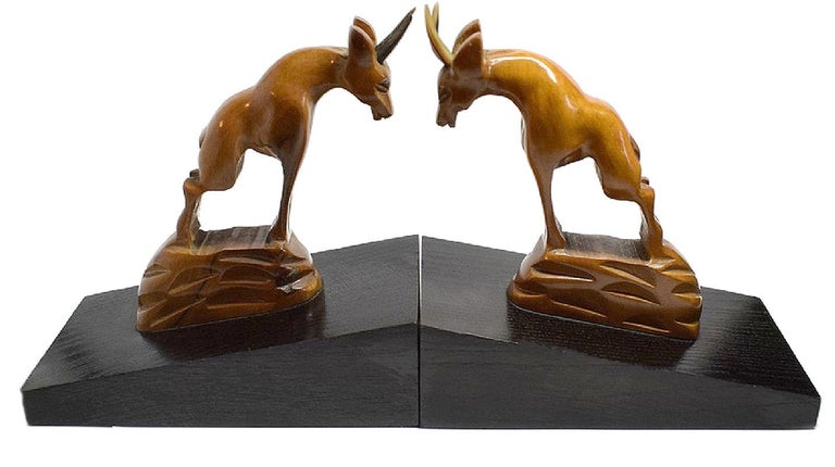 Art Deco Bookends, French, c1930's For Sale at 1stDibs
