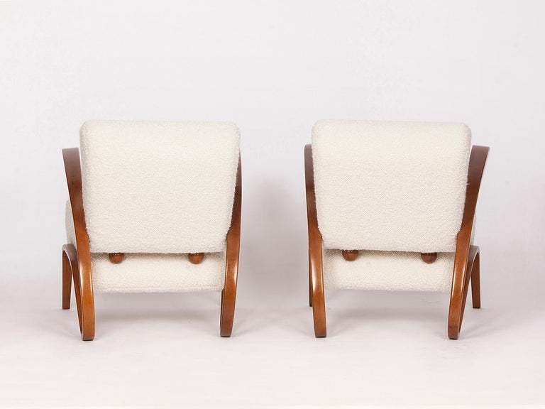 Art Deco Boucle Chair H-275 by Jindrich Halabala for Spojene UP Zavody ...