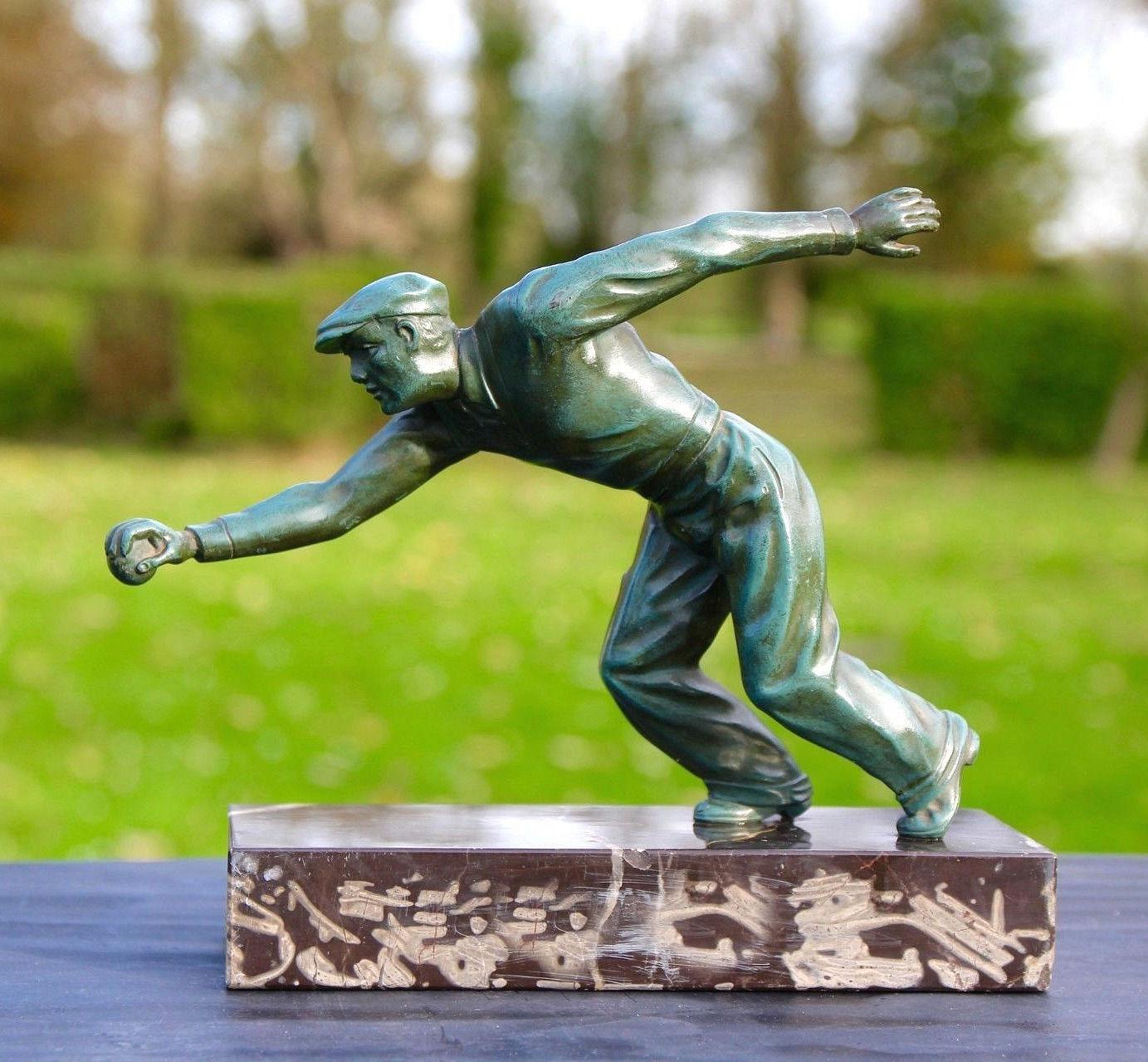 Art Deco Bowling Figure, France, circa 1930 at 1stDibs