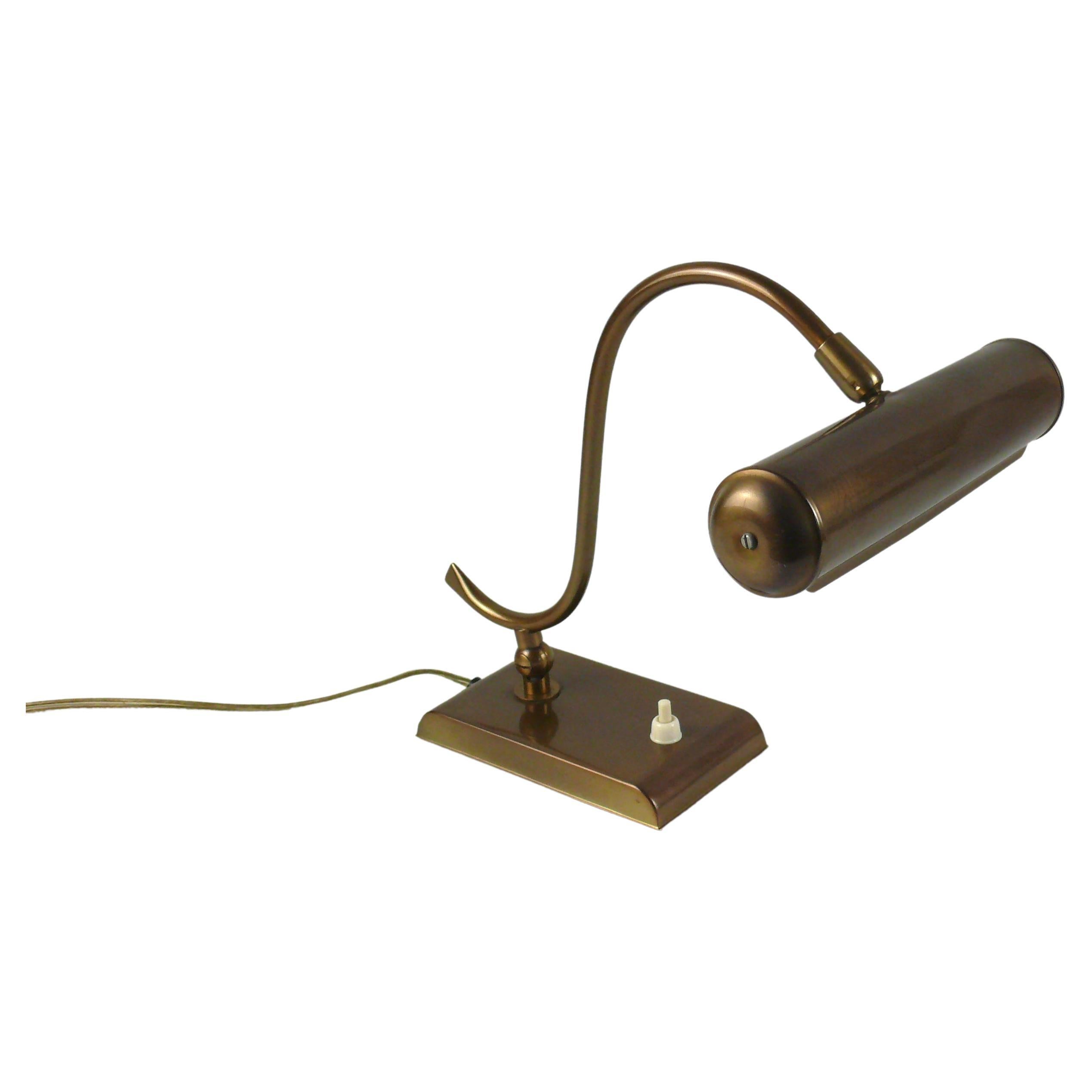 Art Deco Brass Piano Lamp, 1960s For Sale at 1stDibs