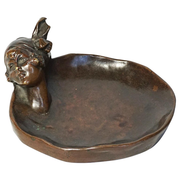 Art Deco Bronze Pin Dish by Bruno Zach For Sale at 1stDibs