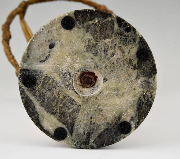 Art Deco Bronze Sculpture of a Girl with Hoop by Georges Morin France ...