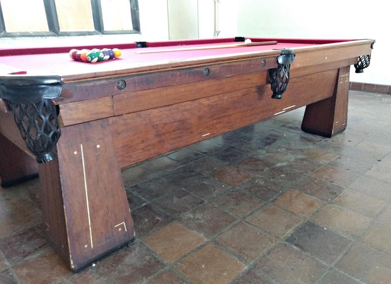 Art Deco Brunswick Metropolitan No. 248 Billiard Table For Sale at 1stDibs