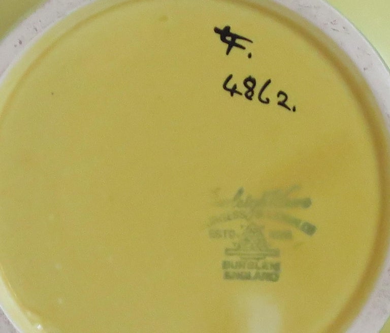 Art Deco Burleigh Ware Pottery Jug or Pitcher Parrot Handle Hand ...