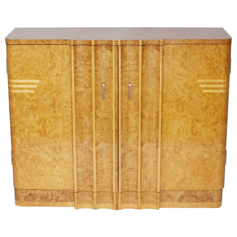 Art Deco Cabinet by Harry and Lou Epstein English, circa 1930 at 1stDibs